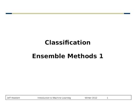 pptx classification ensemble methods 1 dokumen tips