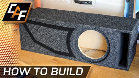 How To Building A Ported Subwoofer Box CarAudioFabrication YouTube