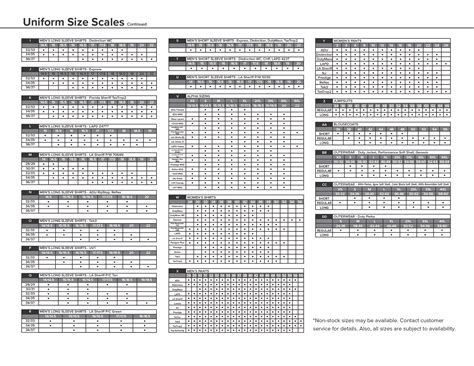 Size Guides