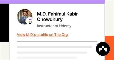 Md Fahimul Kabir Chowdhury Instructor At Udemy The Org