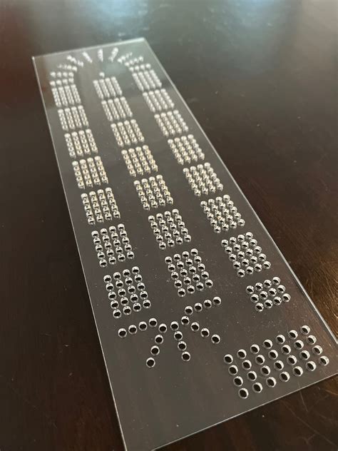 Cribbage Board Templates Etsy