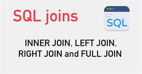 Sql Joins Inner Join Left Join And Right Join