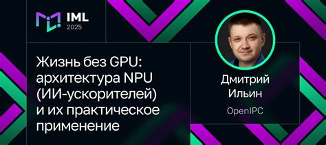 Жизнь без Gpu архитектура Npu ИИ ускорителей и их практическое применение Доклад на Piterpy