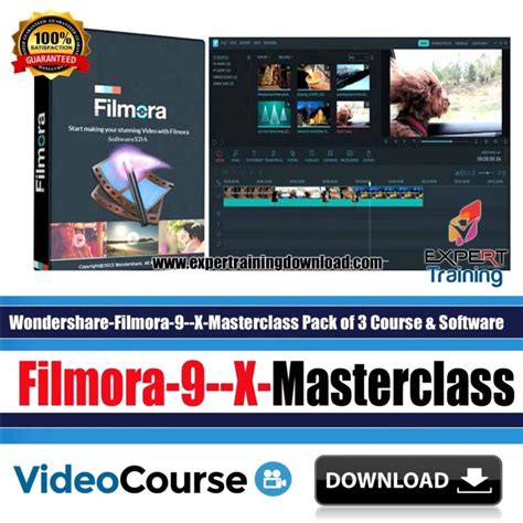 Wondershare Filmora 9 To X Masterclass Pack Of 3