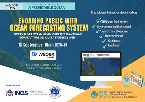 Engaging Public With Ocean Forecasting System Inos Umt Institut Oseanografi Dan Sekitaran
