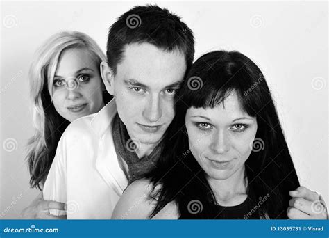 The Threesomes Stock Image Image Of People Three Person 13035731