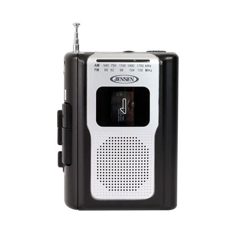Jensen Retro Portable Am Fm Radio Personal Cassette Player Compact