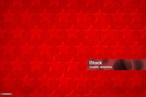 수평 빈 거친 질감 생생한 붉은 적갈색 색상의 Whitewashed 벽 벡터 배경 크리스마스 벽지 3d 빛나는 3 차원 여러 귀여운 오각형 별 모양이 반 이음새가없는 패턴