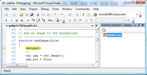 Gadgets For Windows Sidebar Debugging Microsoft Learn