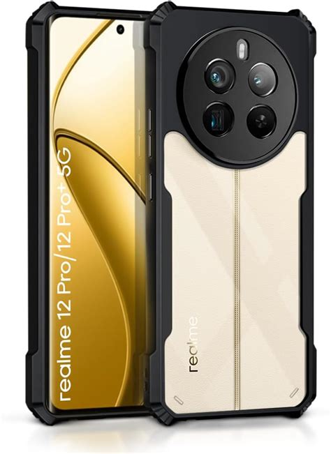 Coberta Back Cover For Realme Pro G Realme Pro Plus G Back Cover Case Black And Gold