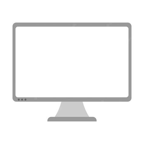 컴퓨터 모니터 벡터 일러스트 레이 션 프리미엄 벡터