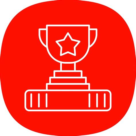 Trophy Line Curve Icon 42795663 Vector Art At Vecteezy