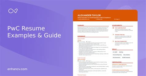 5 PwC Resume Examples Guide For 2024 5 PwC Resume Examples Guide For 2024