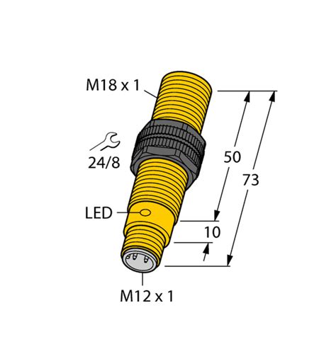 Turck Plastic Embeddable Inductive Proximity Sensor With 5mm Sensing Range Car Wash Superstore