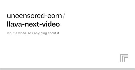 Uncensored Com Llava Next Video Run With An Api On Replicate