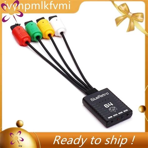 [ivym] bluetooth wireless game controller adapter for nintendo 64 n64