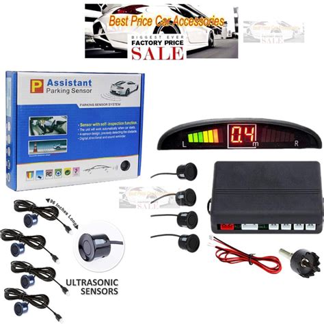 Universal Car Parking Reverse Sensor With Digital Display Shopee Malaysia