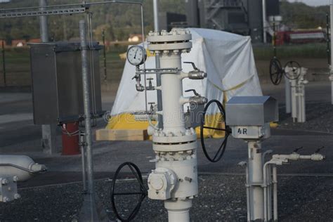 Oil Pipeline For Transporting Oil Stock Image Image Of Supply