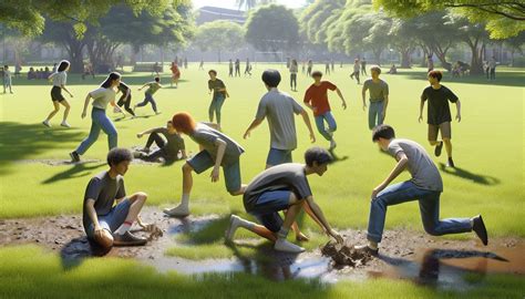 Stuck In The Mud Group Games