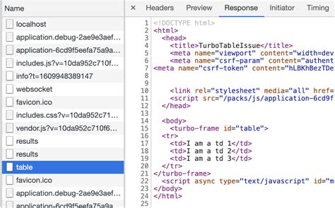 turbo frame within tags · issue 81 · hotwired turbo · github