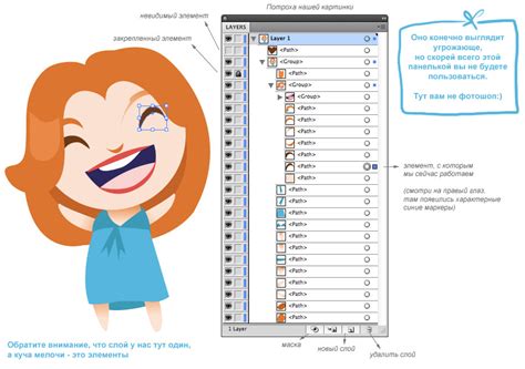Как в иллюстраторе свести все слои в единое изображение