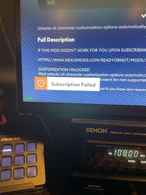 Unable To Subscribe To Mods Rreadyornotgame