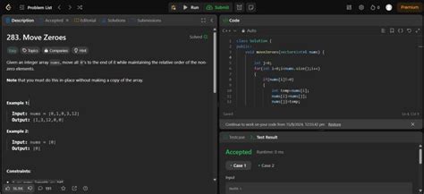 Day 3 Of 100days Ofcode Move Zeroes To End Sanskar Darekar Posted On