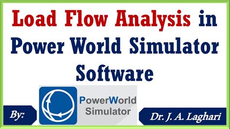 How To Design Load Flow Analysis Of Power System In Power World