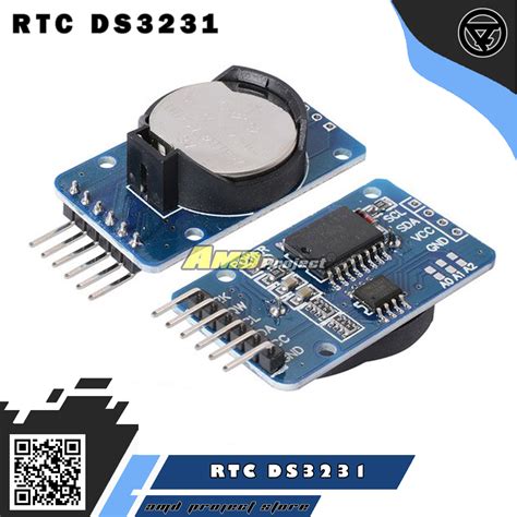 jual modul rtc ds3231 i2c baterai module real time clock ds 3231