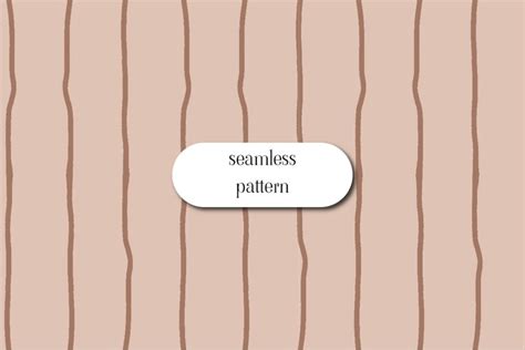 Cute Minimalist Seamless Pattern With Lines