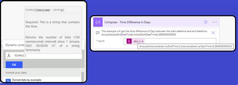 Power Automate Ticks Difference Between Two Datetimes Using Ticks
