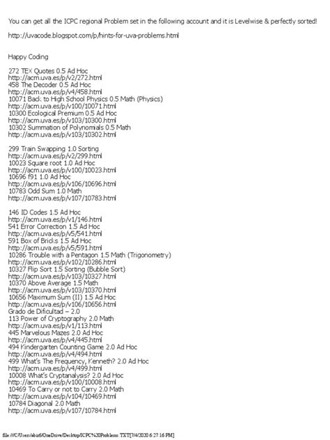 Icpc Problems Pdf Wireless Ad Hoc Network Discrete Mathematics