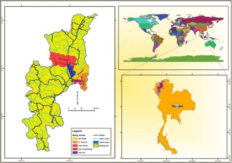 Map Of The Study Area Source Authors Development Using ArcGIS Download Scientific