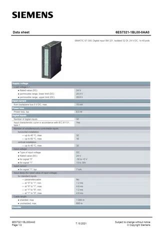 Siemens Digital Input Modules At Rs 68090 In Chennai Id 2853314339155