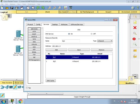 Simulasi DNS Server DHCP Server Dan Web Server Ndan Blog