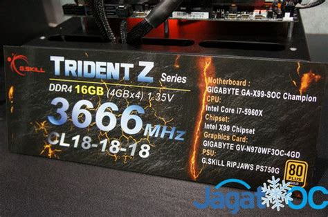 G Skill Trident Z Ddr4 Memory Series Showcased At Computex 2015
