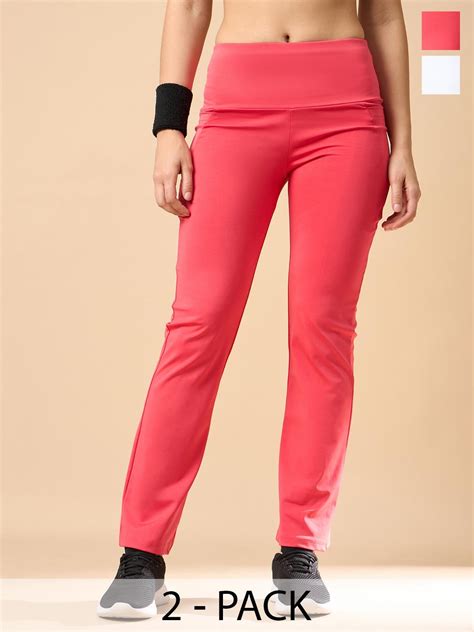 Buy Color Capital Women Pack Of 2 Ankle Length Gym Tights Tights For