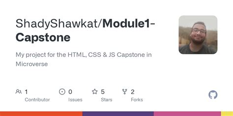 github shadyshawkat module1 capstone my project for the html css