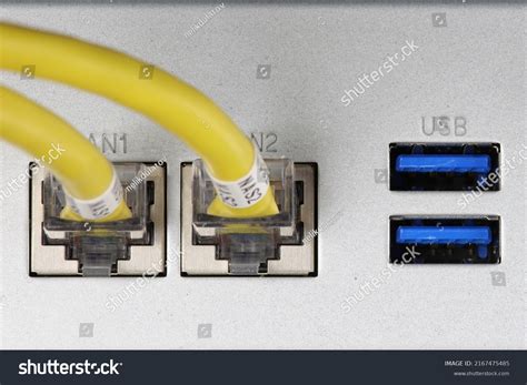 Connecting Rj Connector Ethernet Socket Switch Stock Photo Shutterstock