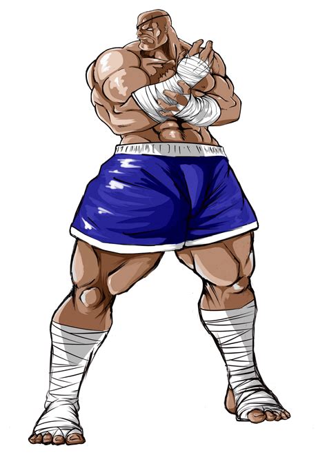 Sagat Colored Full Body Artistsandclients