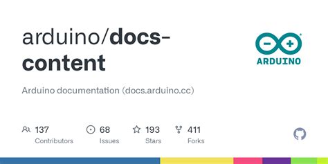 GitHub Arduino Docs Content Arduino Documentation Docs Arduino Cc