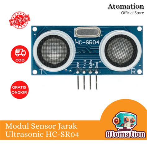 Promo Modul Ultrasonic Hc Sr04 Sr04 Distance Sensor Pengukur Jarak Arduino Kab Sleman