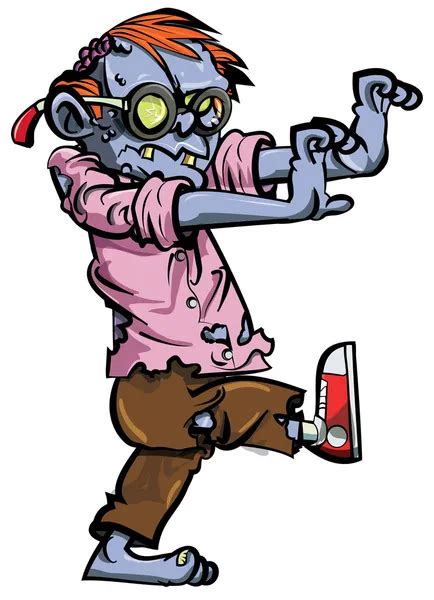 Zombie Nerd Vector Art Stock Images Depositphotos