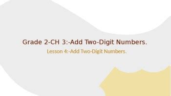 Add Two Digit Numbers Using Regrouping PowerPoint By Lingo S DoOR