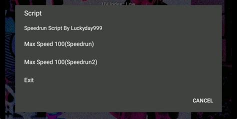 Speedrun Speedrun 2 Script LUA Scripts GameGuardian
