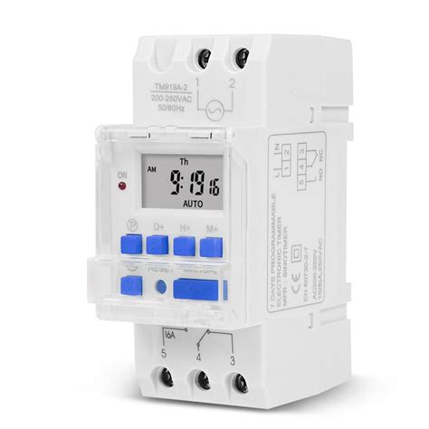 Sinotimer Tm919a Heavy Duty Digital Time Switch Relay Timer Control Shopee Malaysia