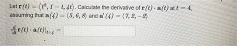 solved point find the domain of the vector functions r t