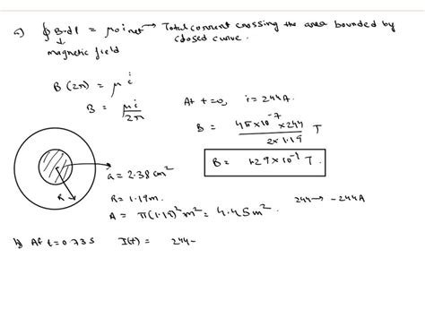 solved a small circular loop of area 2 36 cm is placed in the plane