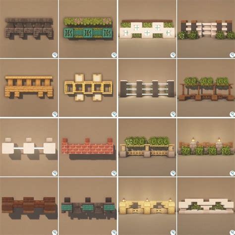 Fence Designs Minecraft