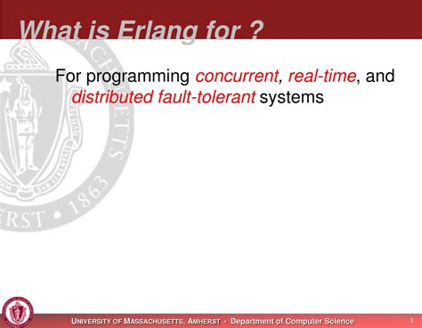Ppt Introduction To Erlang Programming For Concurrent Systems